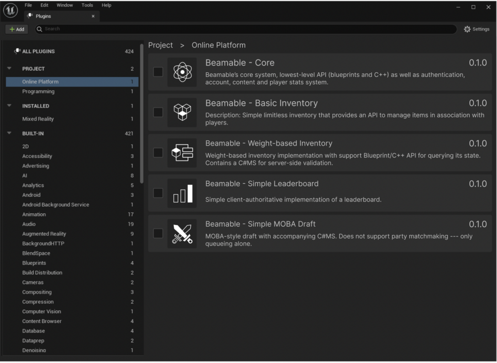 Beamable receives an Epic MegaGrant to accelerate Unreal SDK development - Beamable
